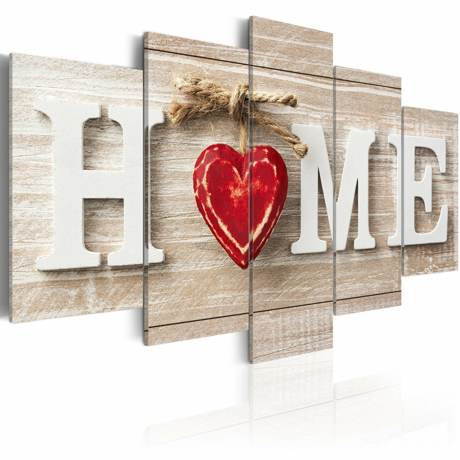 Tableau maison maison d'amour - 100 x 50 cm | Leroy Merlin