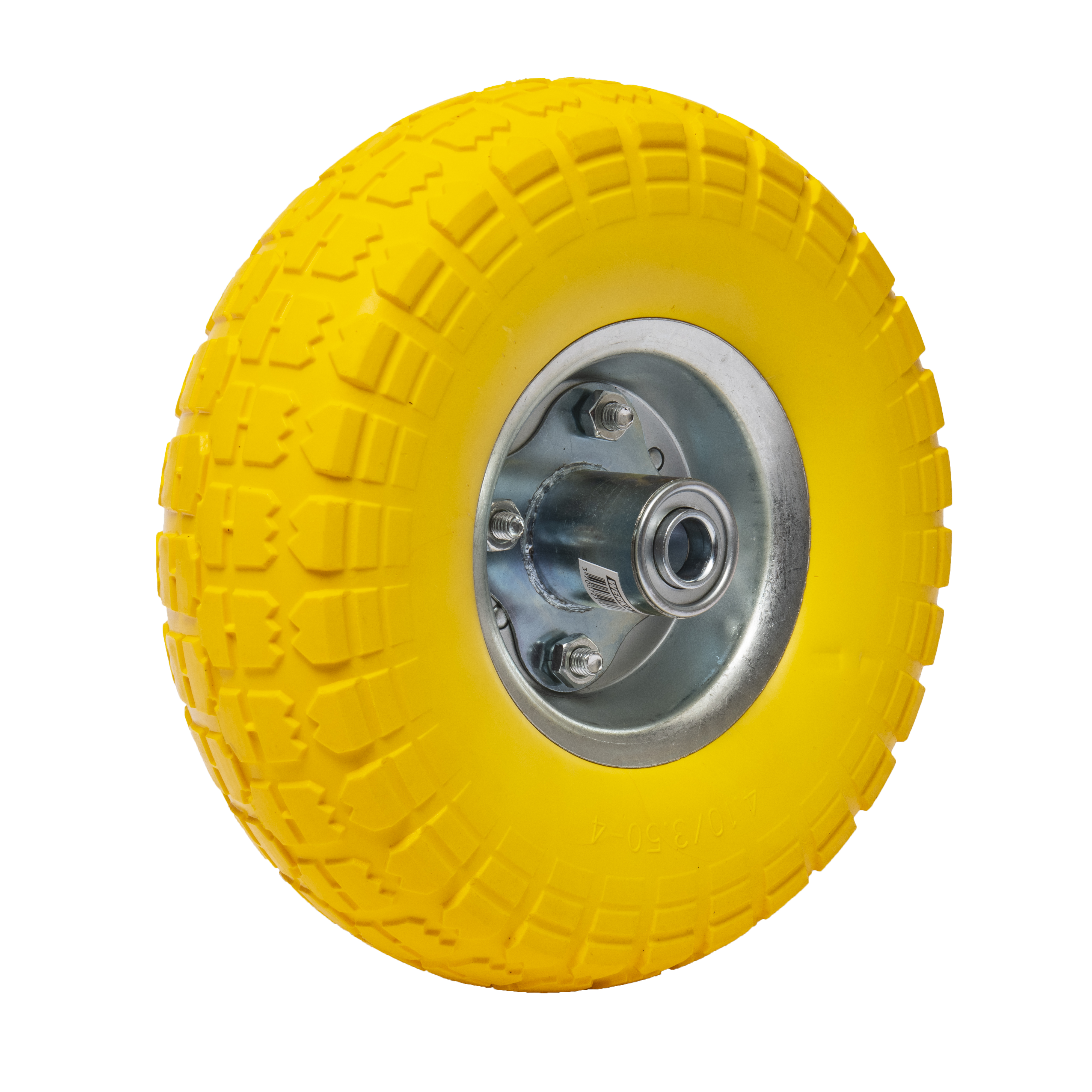 Roue increvable WERKA PRO 16 mm 260 85 mm jaune | Leroy Merlin