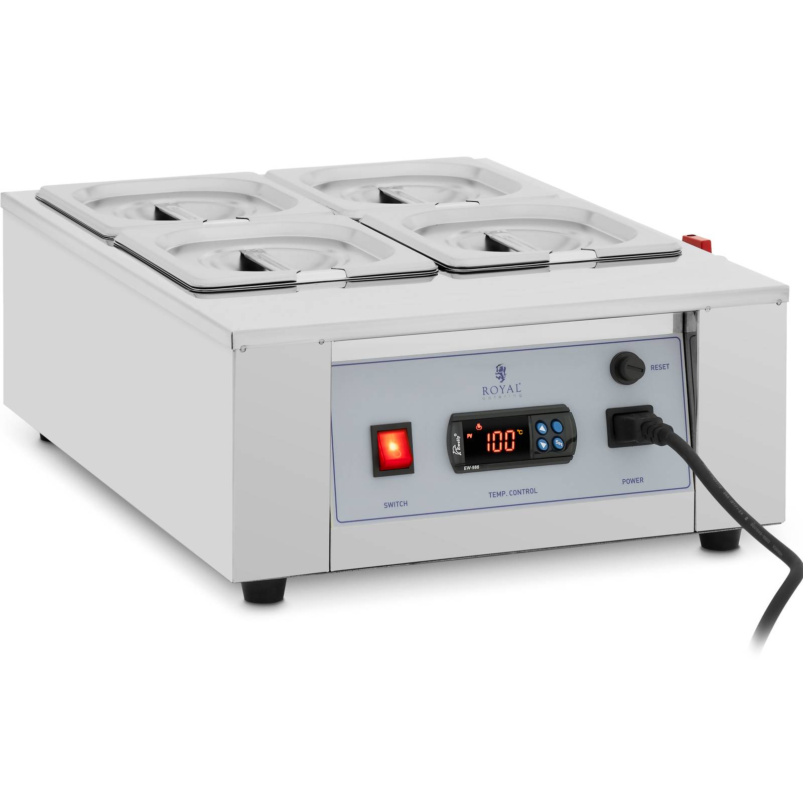 Bagnomaria per cioccolato 4 x 1,5 l Fino a 100 °C | Leroy Merlin