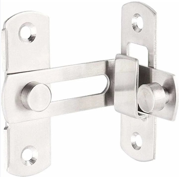 Hebillas de cerradura de puerta de ángulo recto de 90 grados, pernos de ...