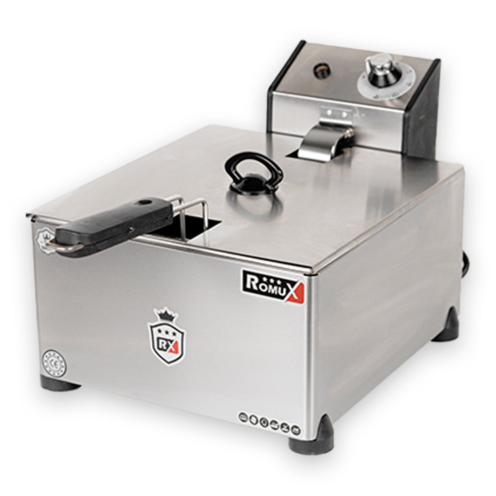 Romux® Friteuse Électrique Professionnelle 8 Litres Simple de Table ...