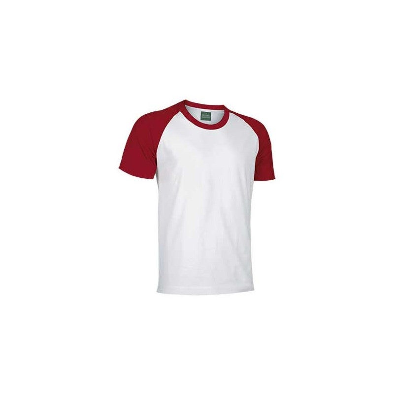 Camiseta unisex de manga corta, bicolor 100% algodón Caiman VALENTO ...