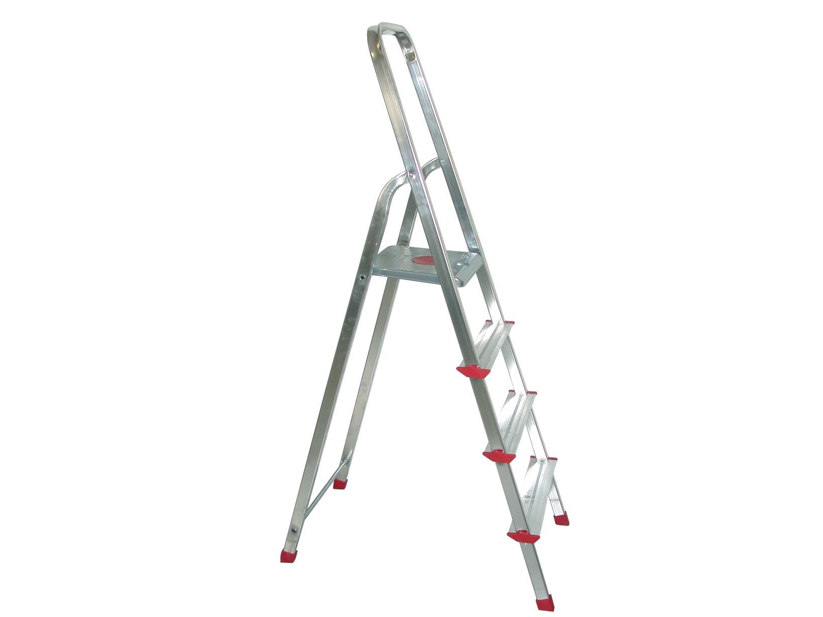 Escalera de aluminio 'home' 4 peldaños Colombo Newscal | Leroy Merlin