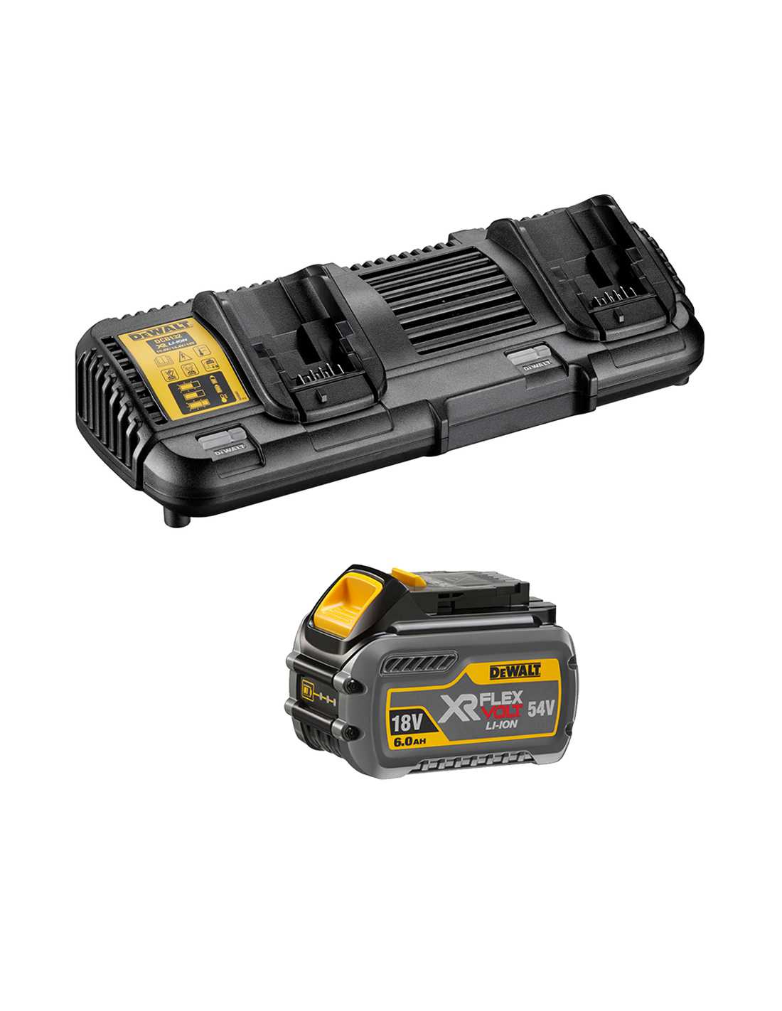 Power Set DeWALT FlexVolt DCB132T1 (1 x 54V/18V 6,0 Ah + DCB132 ...