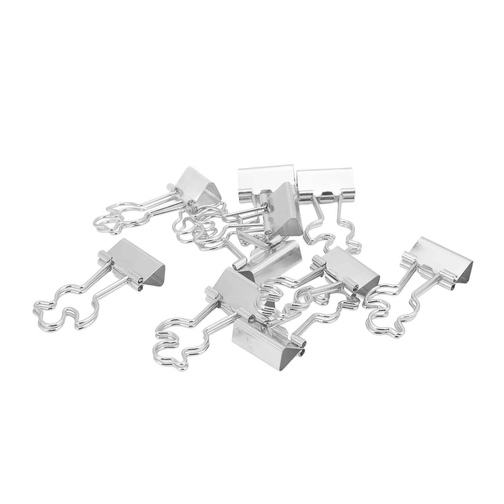 Lot de 20 trombones à force de serrage forte en fer, design petit ...