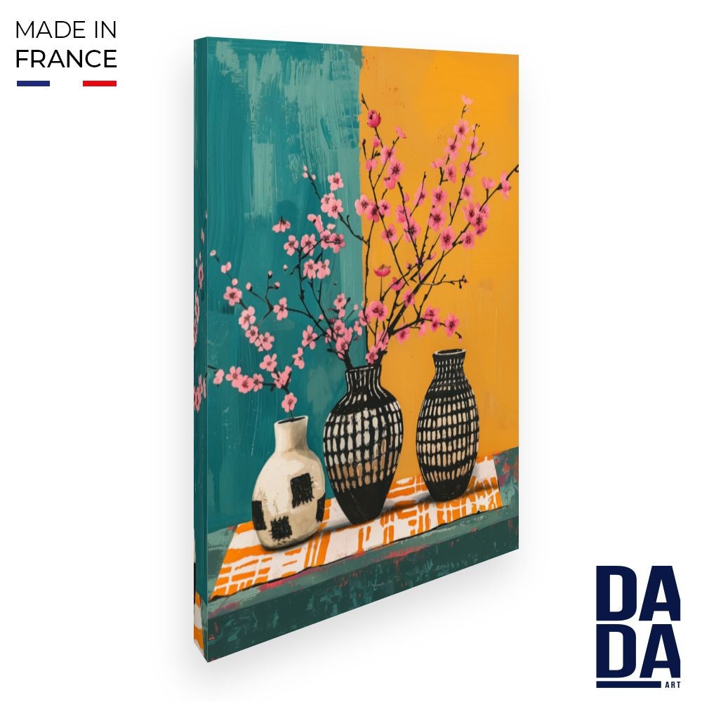 Toile murale Élégance florale / 60x90cm / Fabriqué en France ...