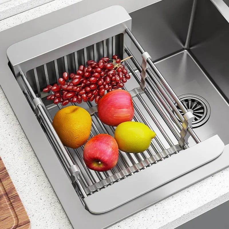 KAKET Égouttoir de Cuisine Pliable en Acier Inoxydable, Panier de ...