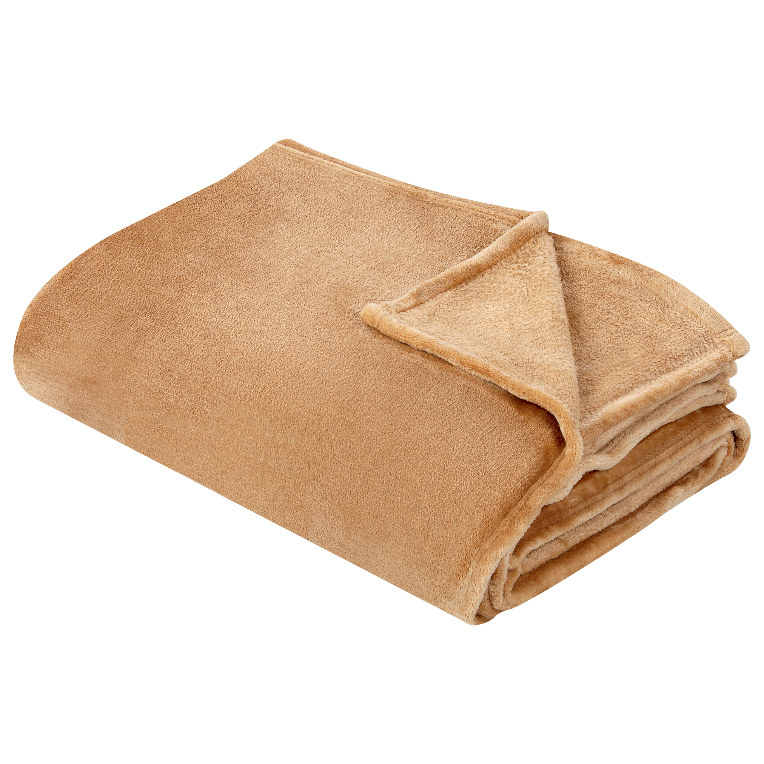 Couverture BAYBURT 150 x 200 cm Beige sable | Leroy Merlin