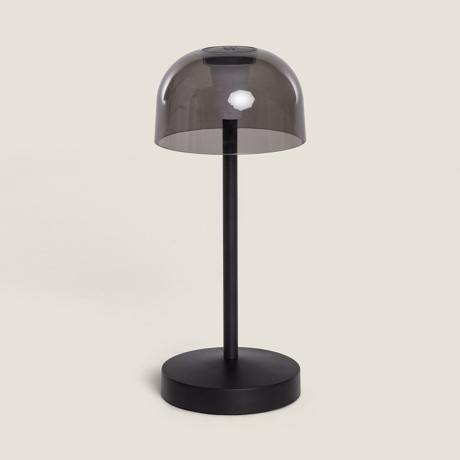 Lámpara de Mesa LED Portátil para Exterior Metal con Batería Recargable ...