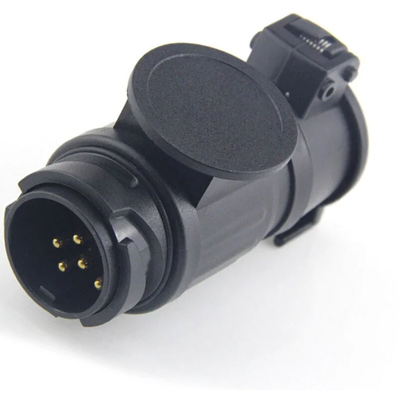 Adaptador de remolque de 13 pines a 7 pines: para enchufes europeos ...