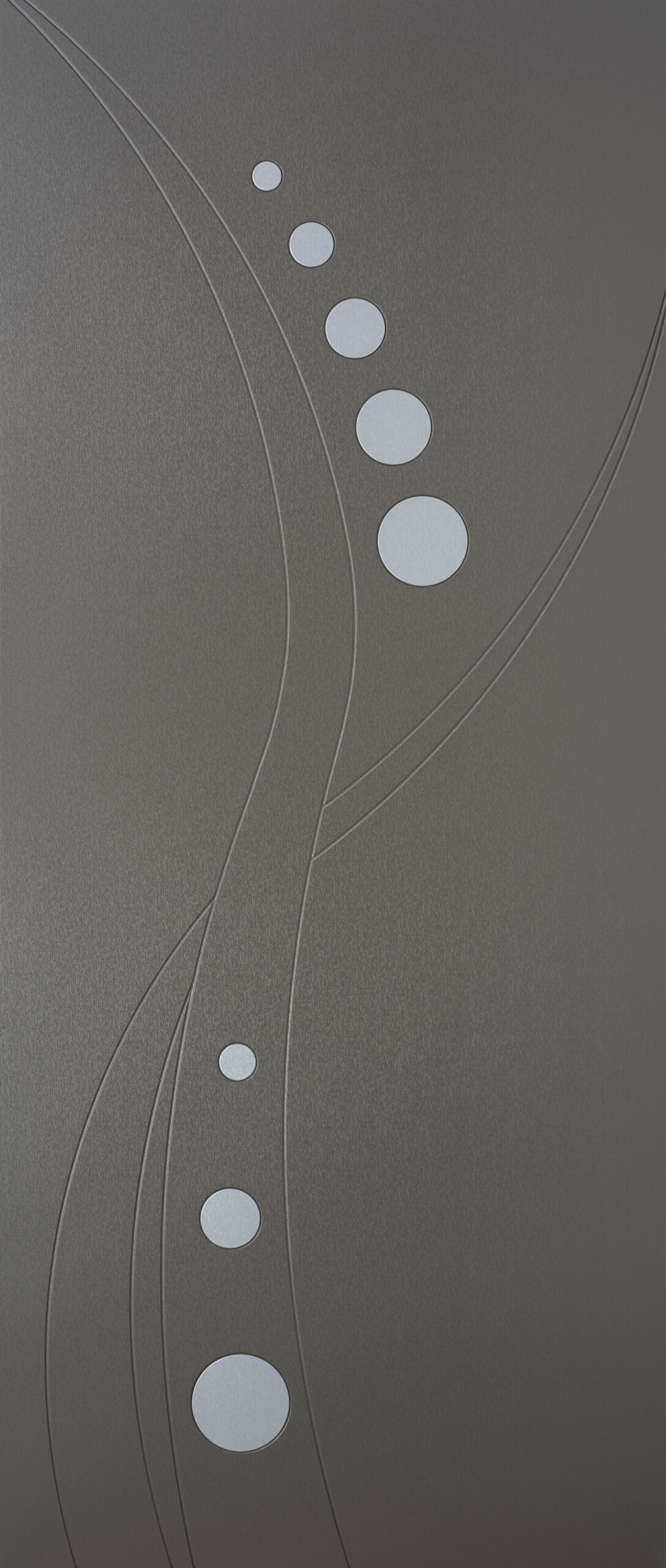 Pannello per porta blindata da esterno rivestito in PVC modello ...