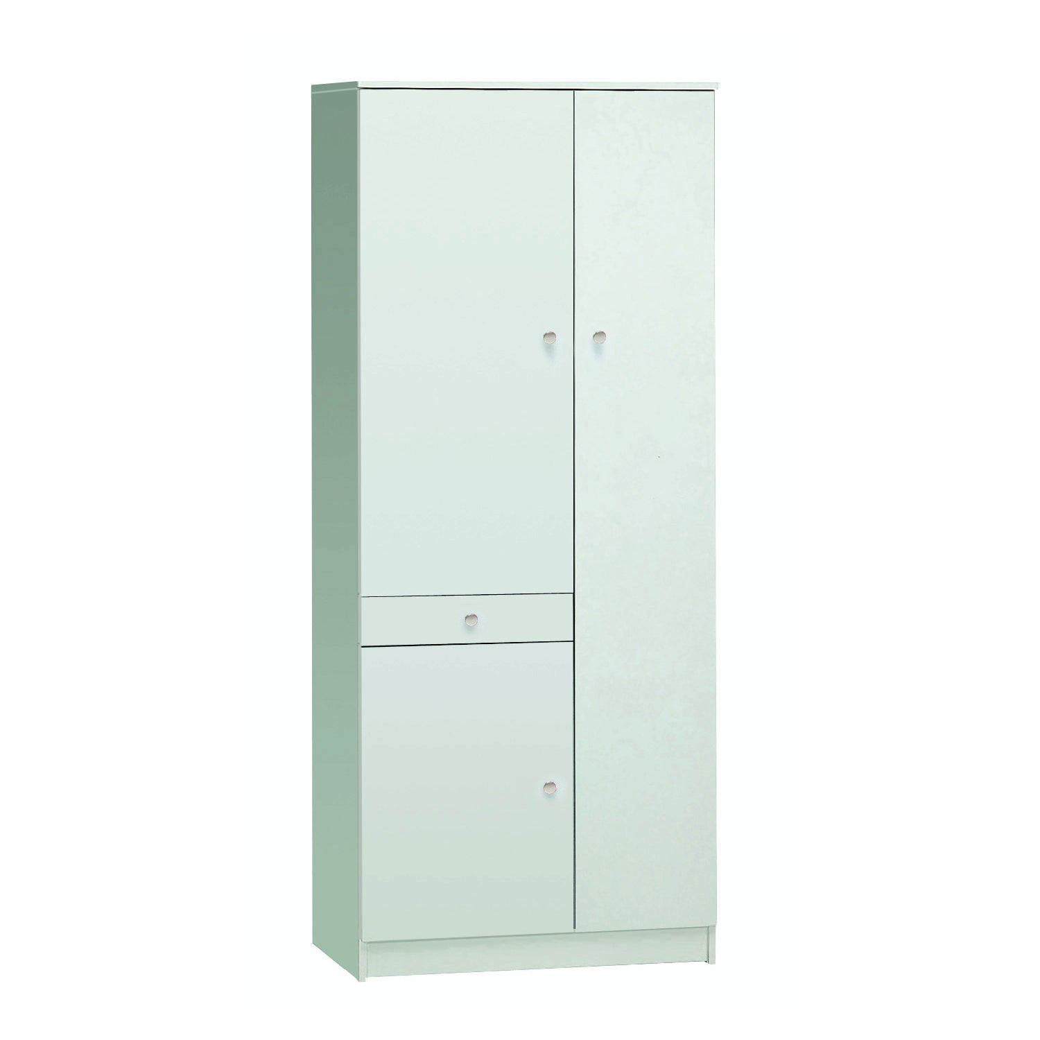Armoire polyvalente 6 étagères avec tiroir 3 portes WIlton | Leroy Merlin