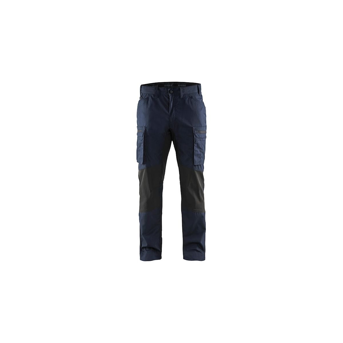 Pantalon maintenance polycoton stretch Marine/Noir 52 - 145918458999 ...