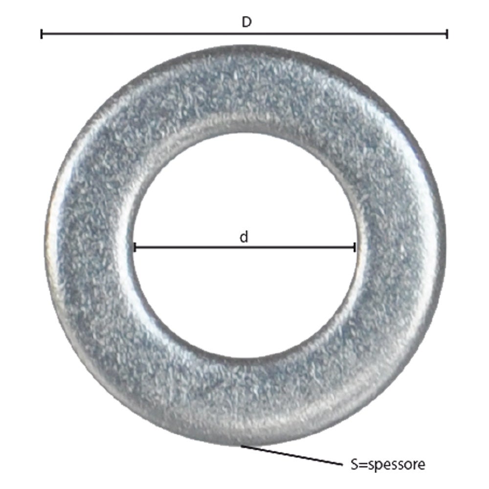 RONDELLE PLATE INOX A2 M 8 - 1,6 x 16 x 8,4 mm | Leroy Merlin