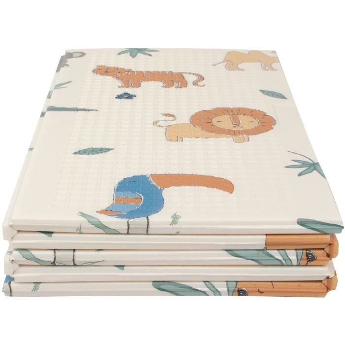Tapis d'Éveil Réversible - NUBY - 200 x 150 x 1 cm - Safari | Leroy Merlin
