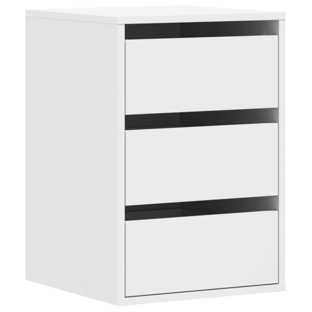 Commode | Armoire de rangement d'angle blanc 40x41x58 cm bois d ...