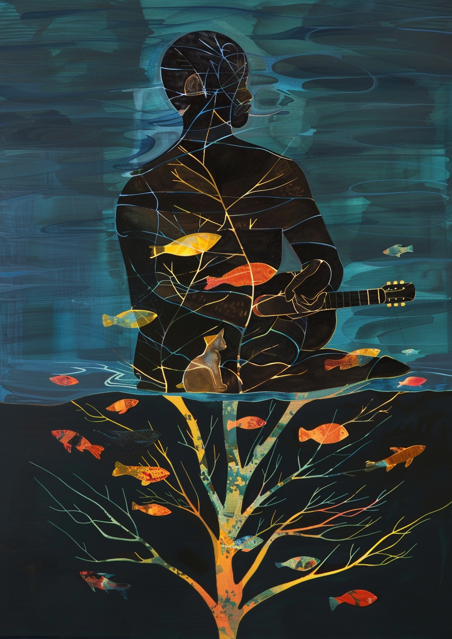 Impression à encadrer, 30 x 40 cm. POLARTE : Symphonie aquatique de ...