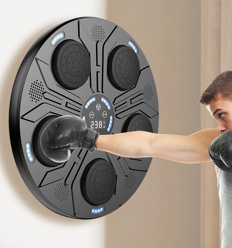 MUSIC BOXING MACHINE MACCHINA DA BOXE INTELLIGENTE FISSATA AL MURO, CON ...