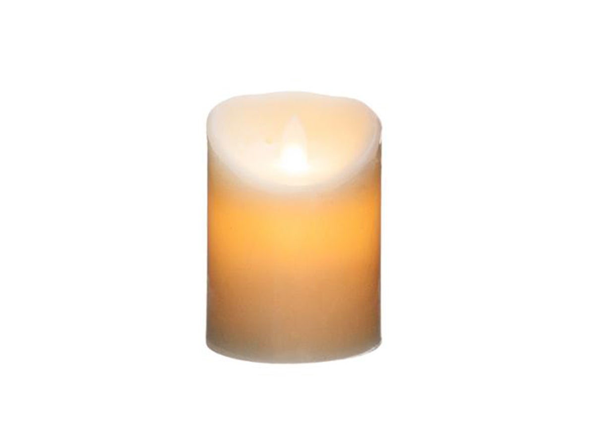 Candela LED rotonda, alta 10 cm, bianco caldo | Leroy Merlin