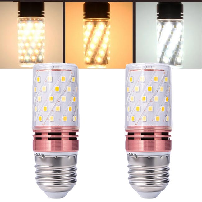 (2 pièces)Ampoule E27 à intensité variable, 16 W, économie d'énergie ...