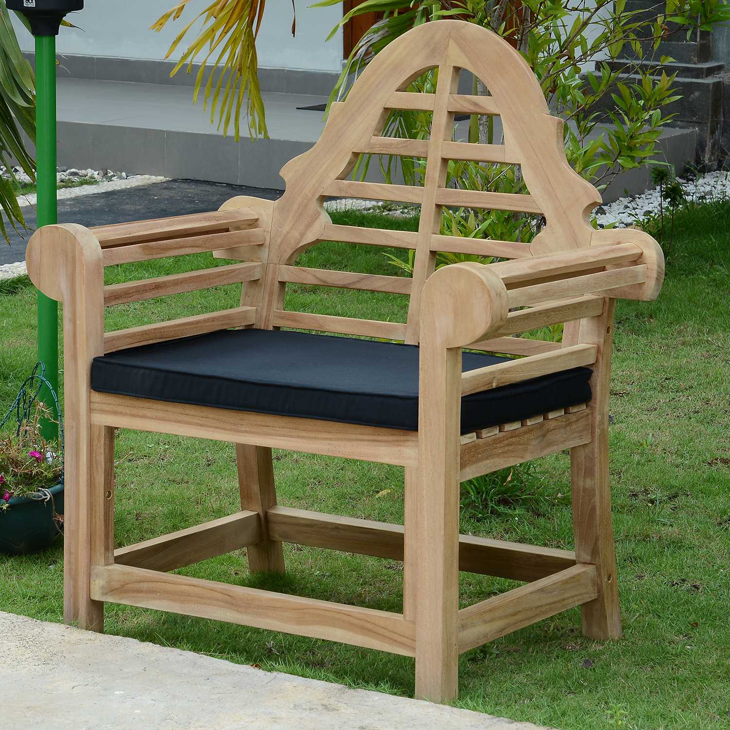 Cojín Negro Para El Sillón Marlborough Leroy Merlin