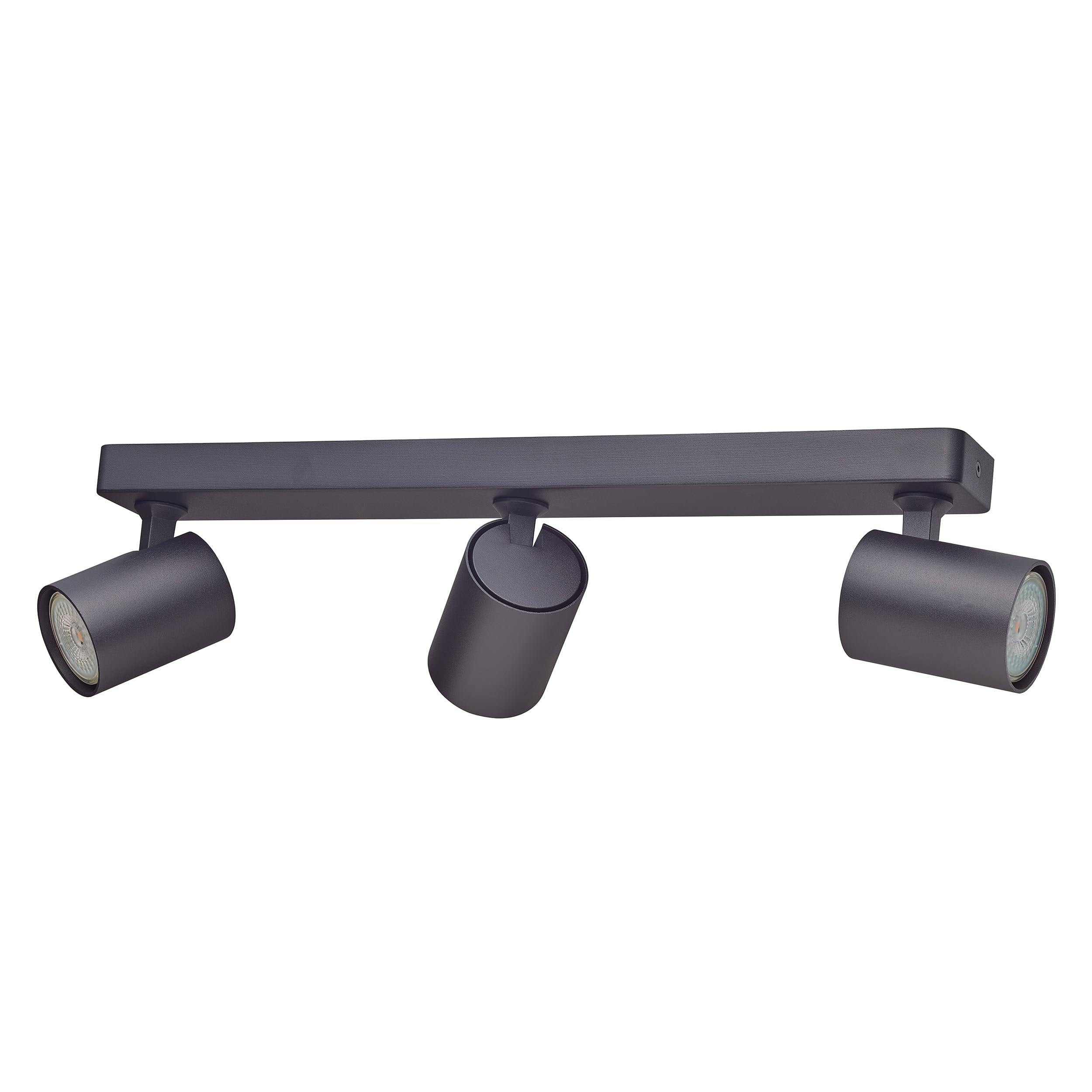 Oktaplex Bora Rampe 3 spots pour GU10 LED 230V 45cm Aluminium ...
