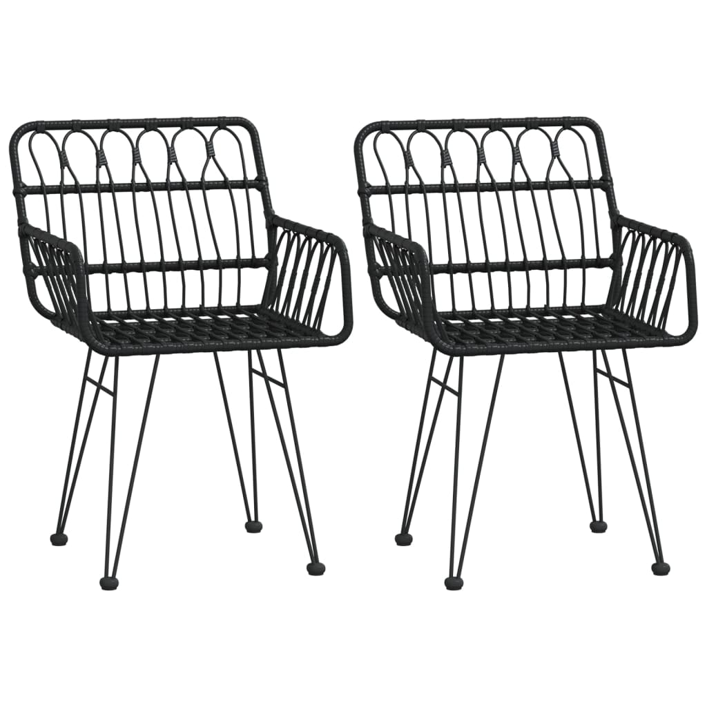 Lot de 2 Chaises de jardin | Siège de Terrasse | Chaise d'extérieur ...
