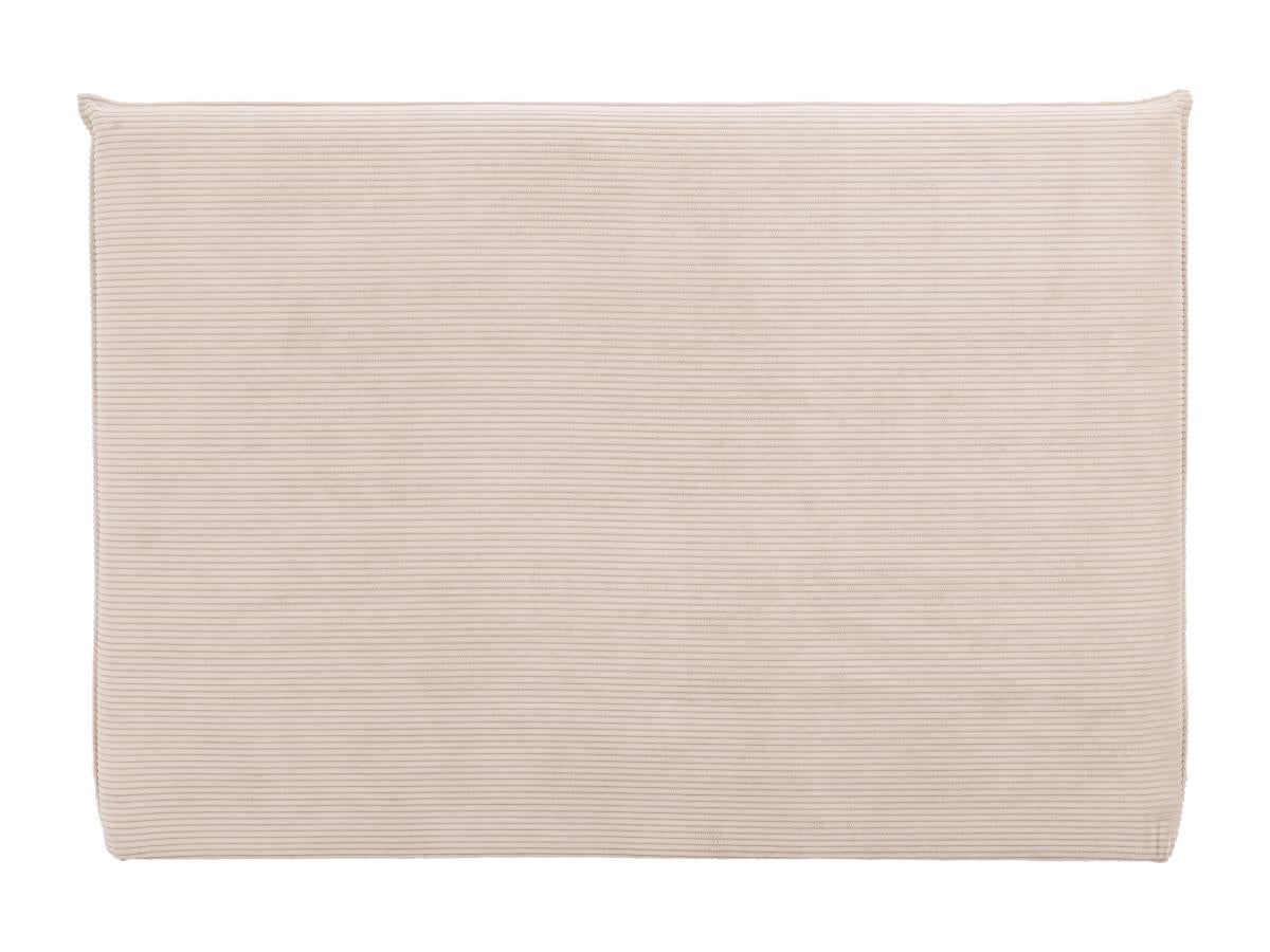 Testata 160 cm Velluto a coste Beige - AMBRILIA | Leroy Merlin
