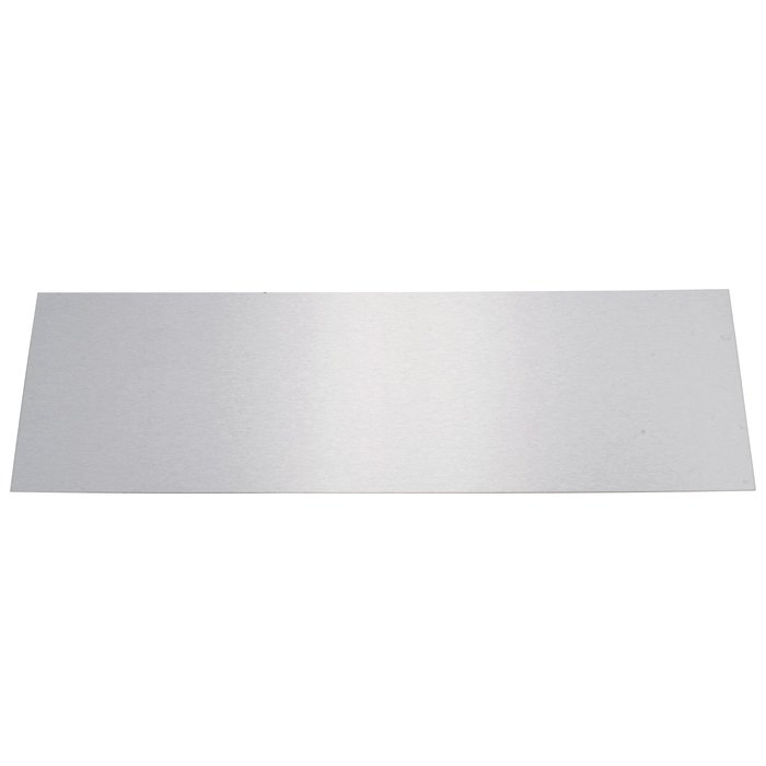 Plaque de propreté inox brillant - Rectangulaire - 930 x 250 mm ...