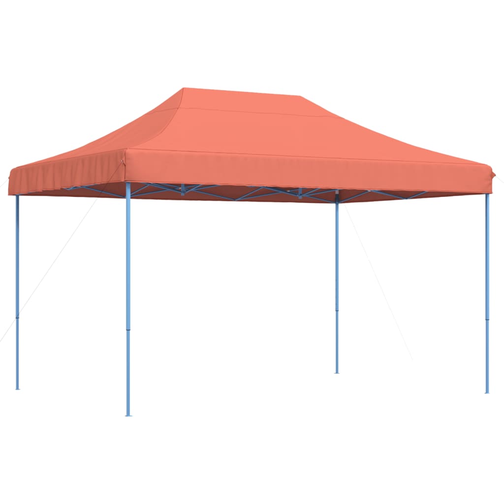 ZMH Carpa de recepción plegable retráctil de terracota 410x279x315 cm ...