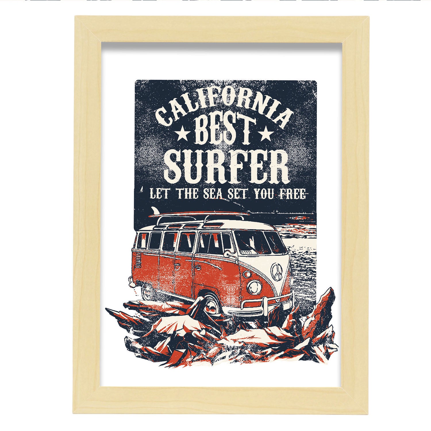 Affiche De Laissez Mer Vous Mettre Inspiré Par D'illustration Cadres Décoratifs Pour Maison ...