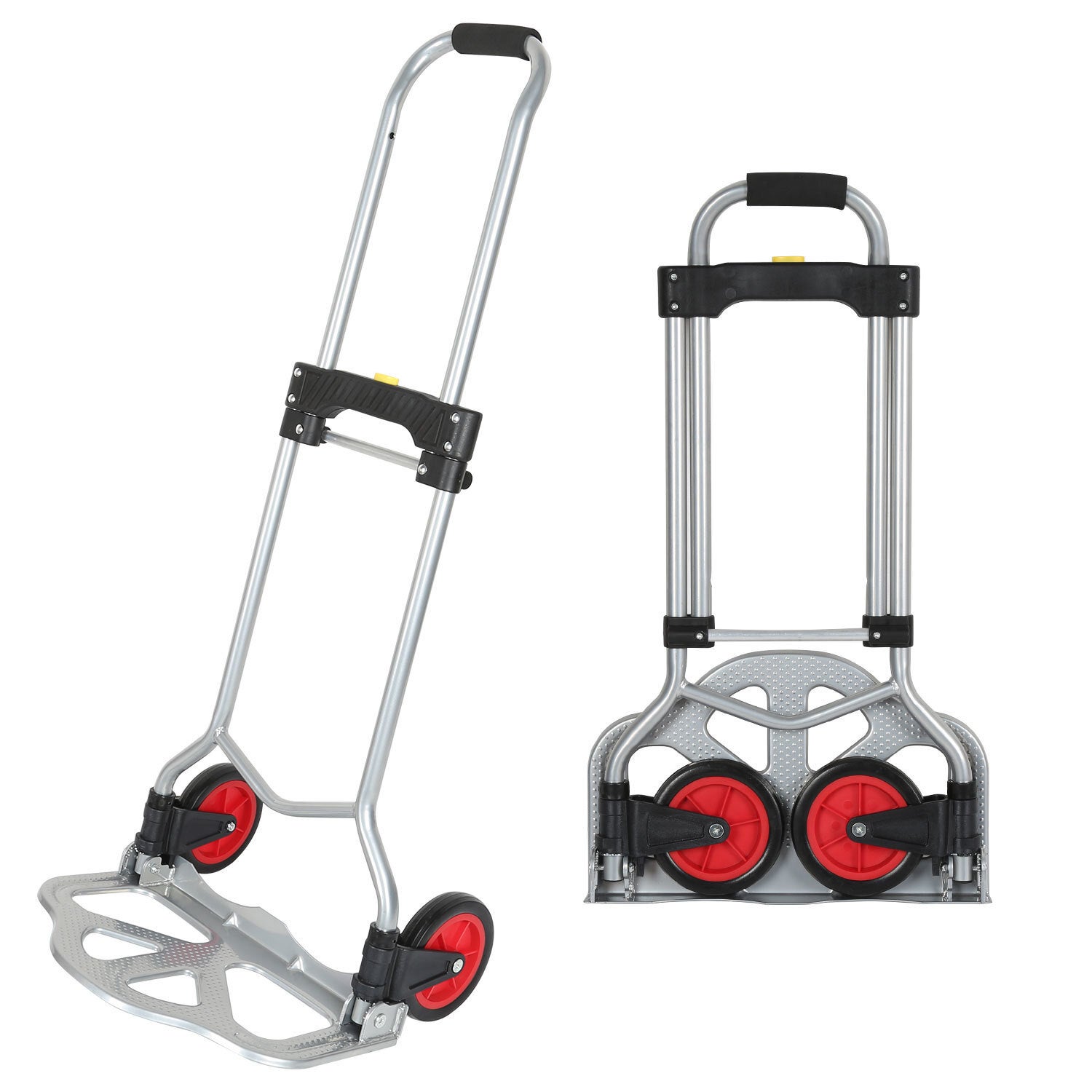 Carro plegable de acero Carga máx. 60 kg - Extensible de 67 a 95 cm ...