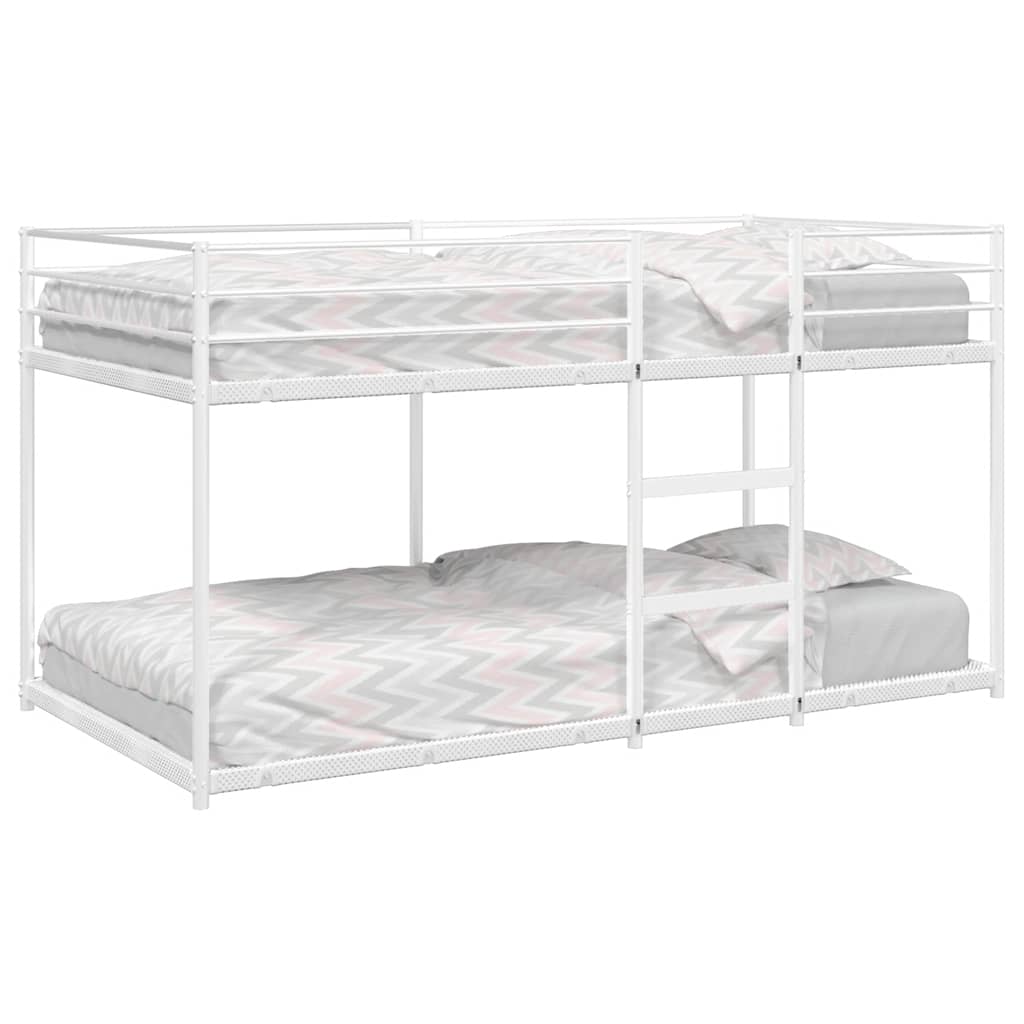 Lit simple | Lit adulte | Lit superposé sans matelas blanc 100x200 cm ...