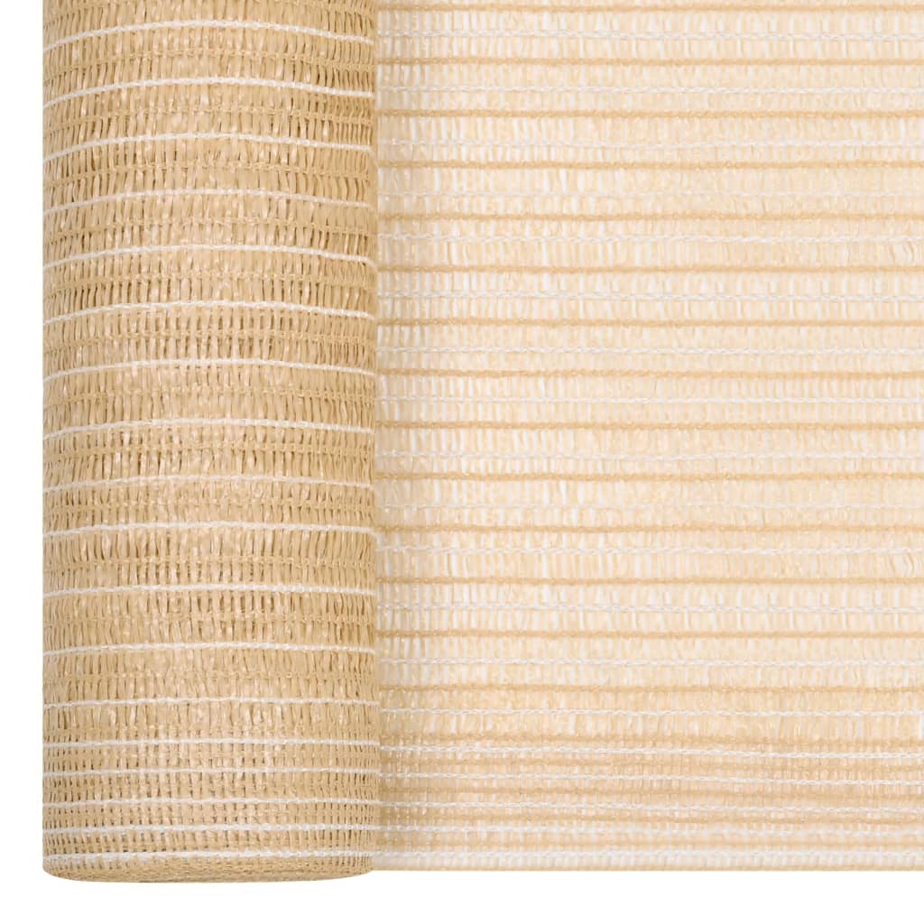 Filet Brise Vue Clôture Brise Vue Beige 1x10 M Pehd 75 G M² Cfw33200