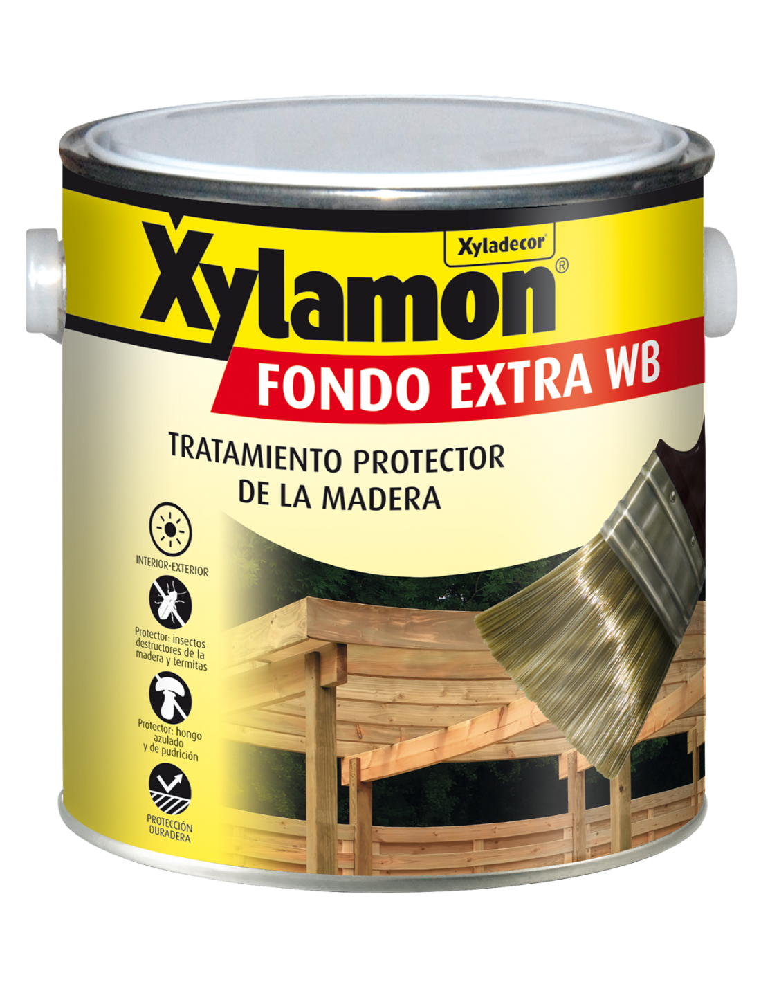 Xylamon Fondo Extra WB, Protector de Madera Interior y Exterior, Base ...