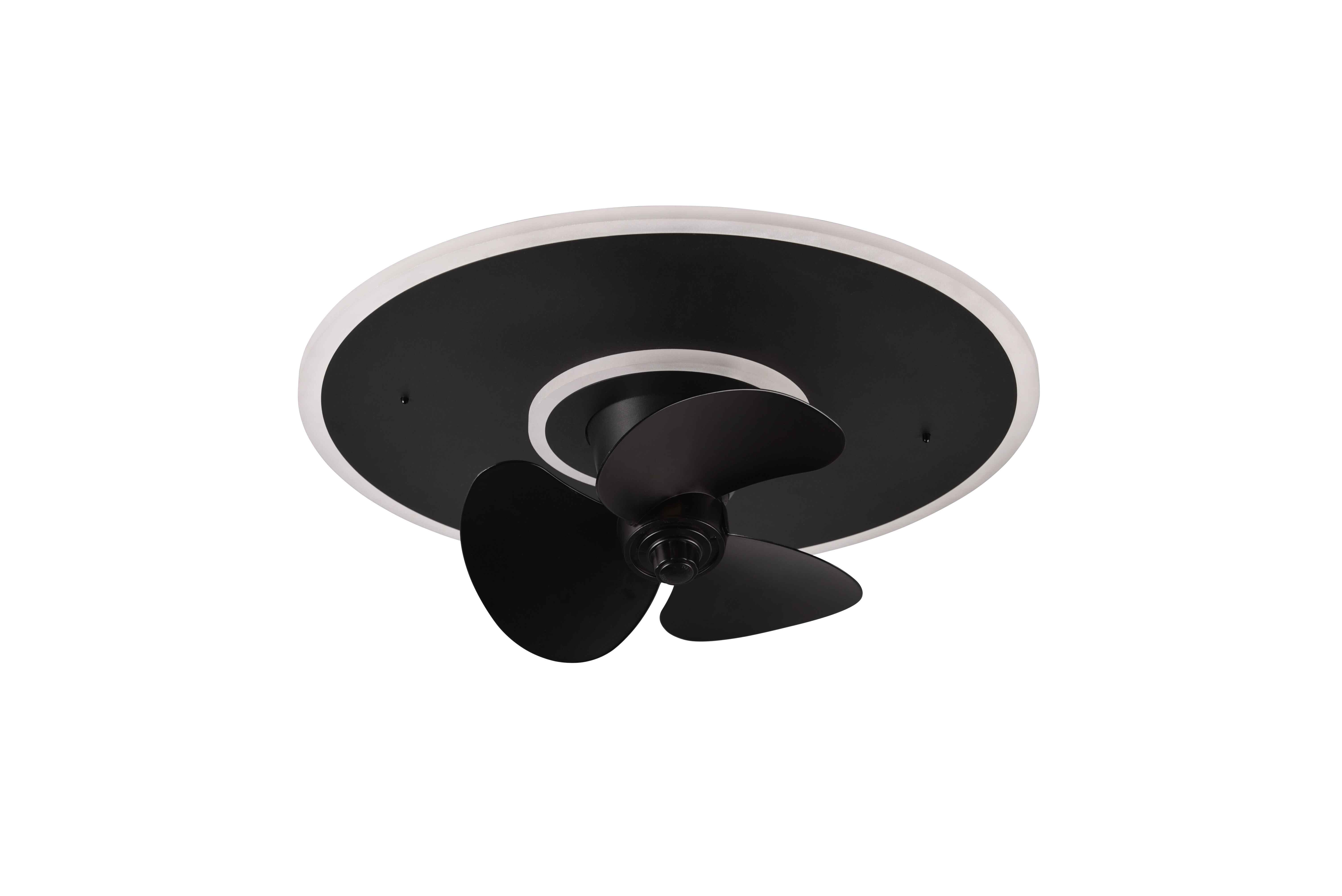 Reality Leuchten Nybro R64133132 LED Ceiling Light Fan Metal Matte ...