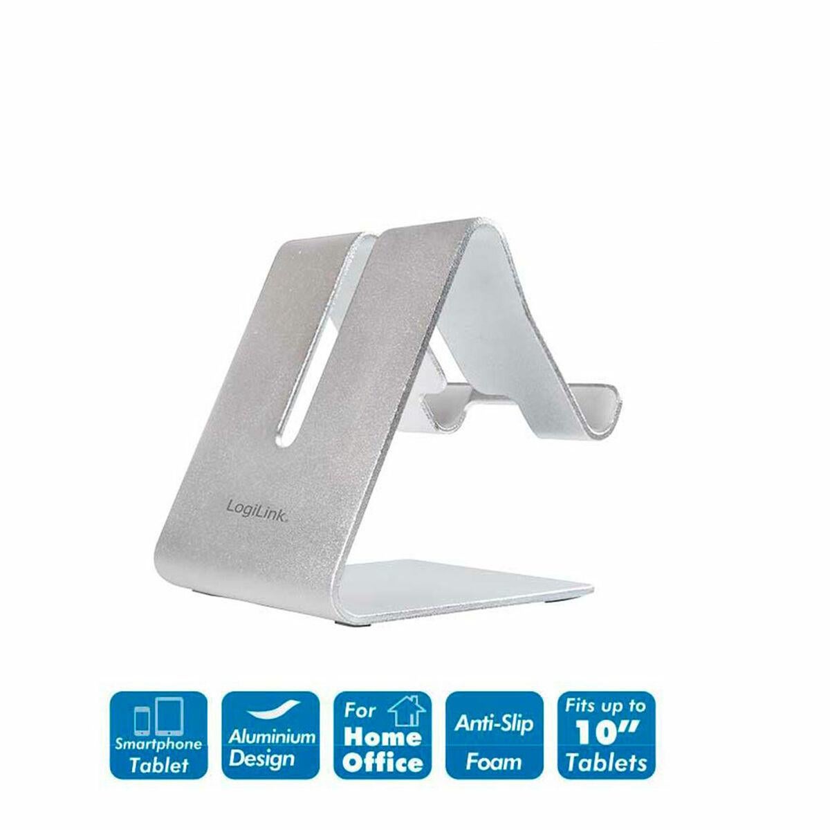 Support pour smartphone et tablette en aluminium Logilink | Leroy Merlin