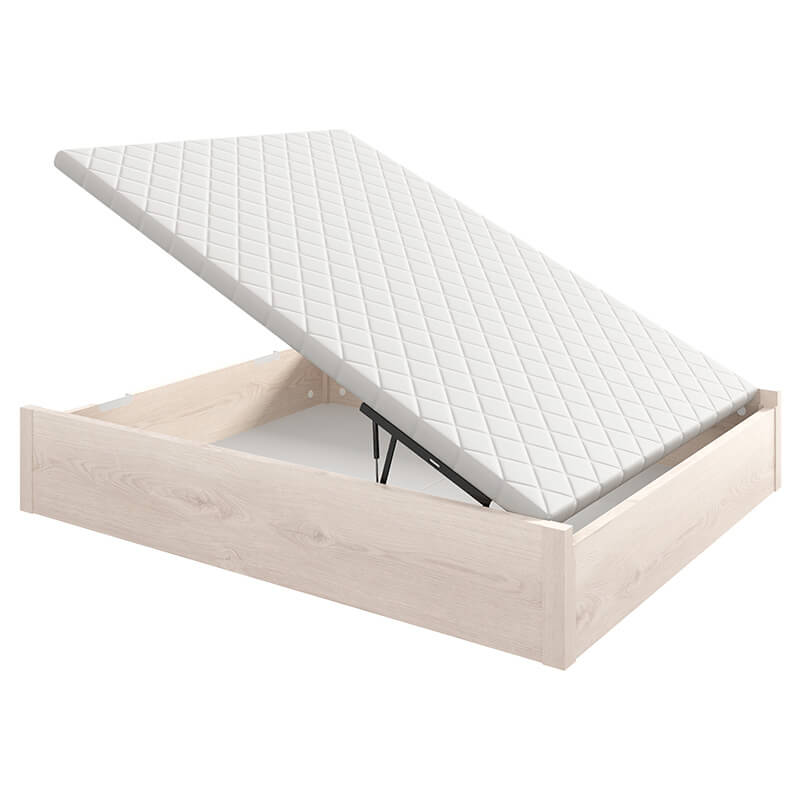 Canapé Abatible Arcón de madera con tirador embutido altura 34 cm ...