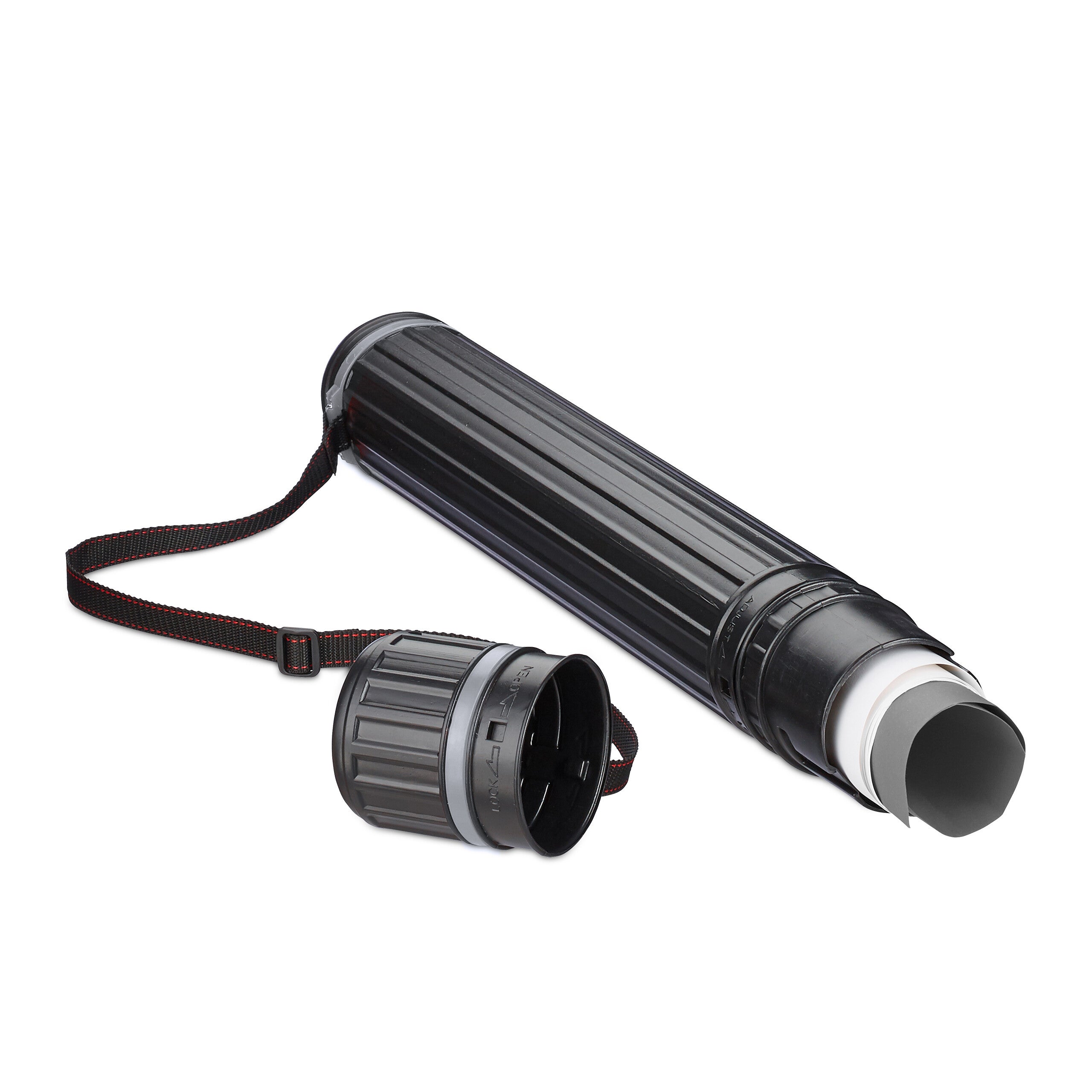 Relaxdays Tubo Portaplanos Extensible hasta A0, para Guardar Planos ...