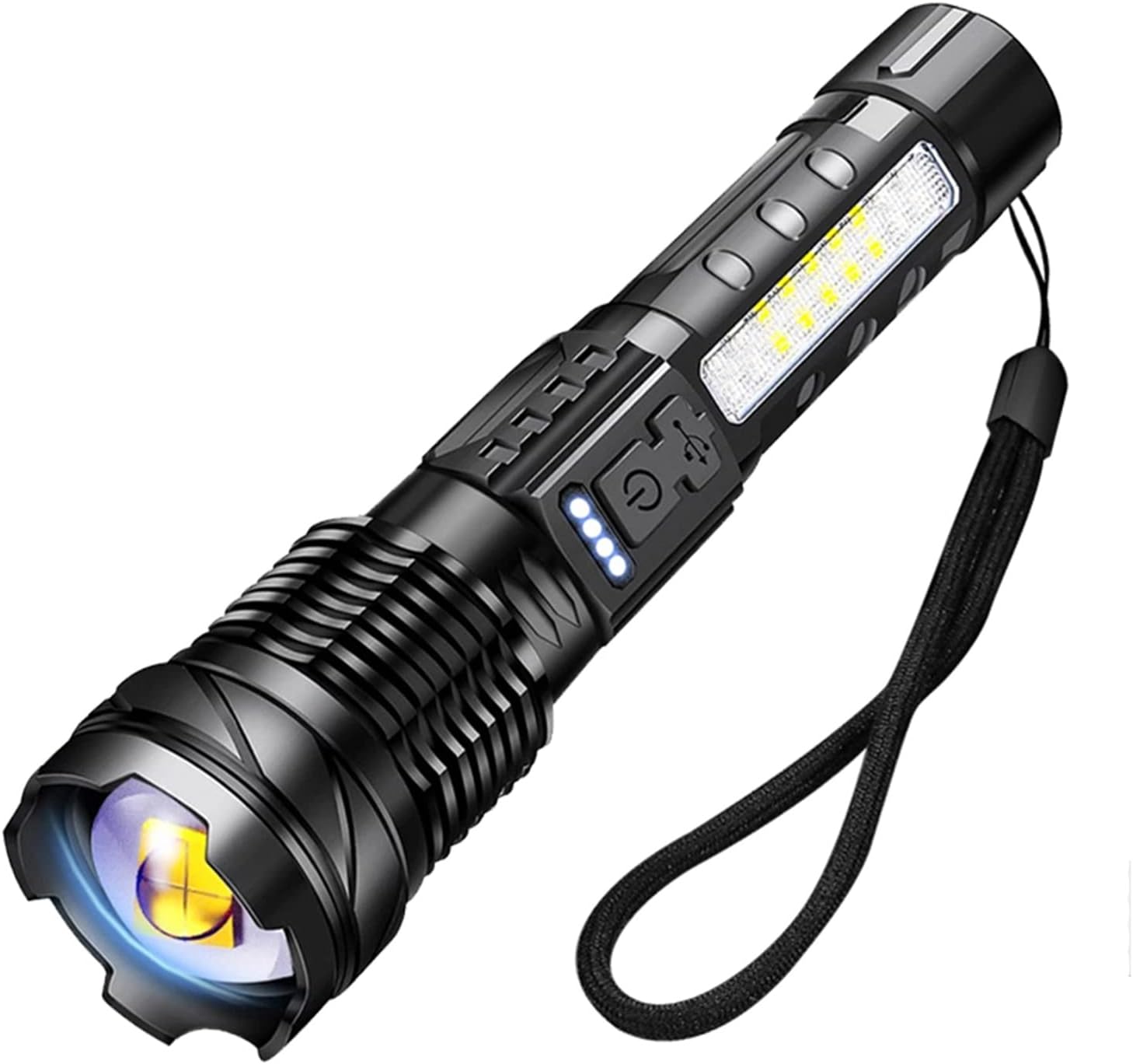 76 lampes torches LED haute puissance, 20 000 lumens, rechargeables par ...