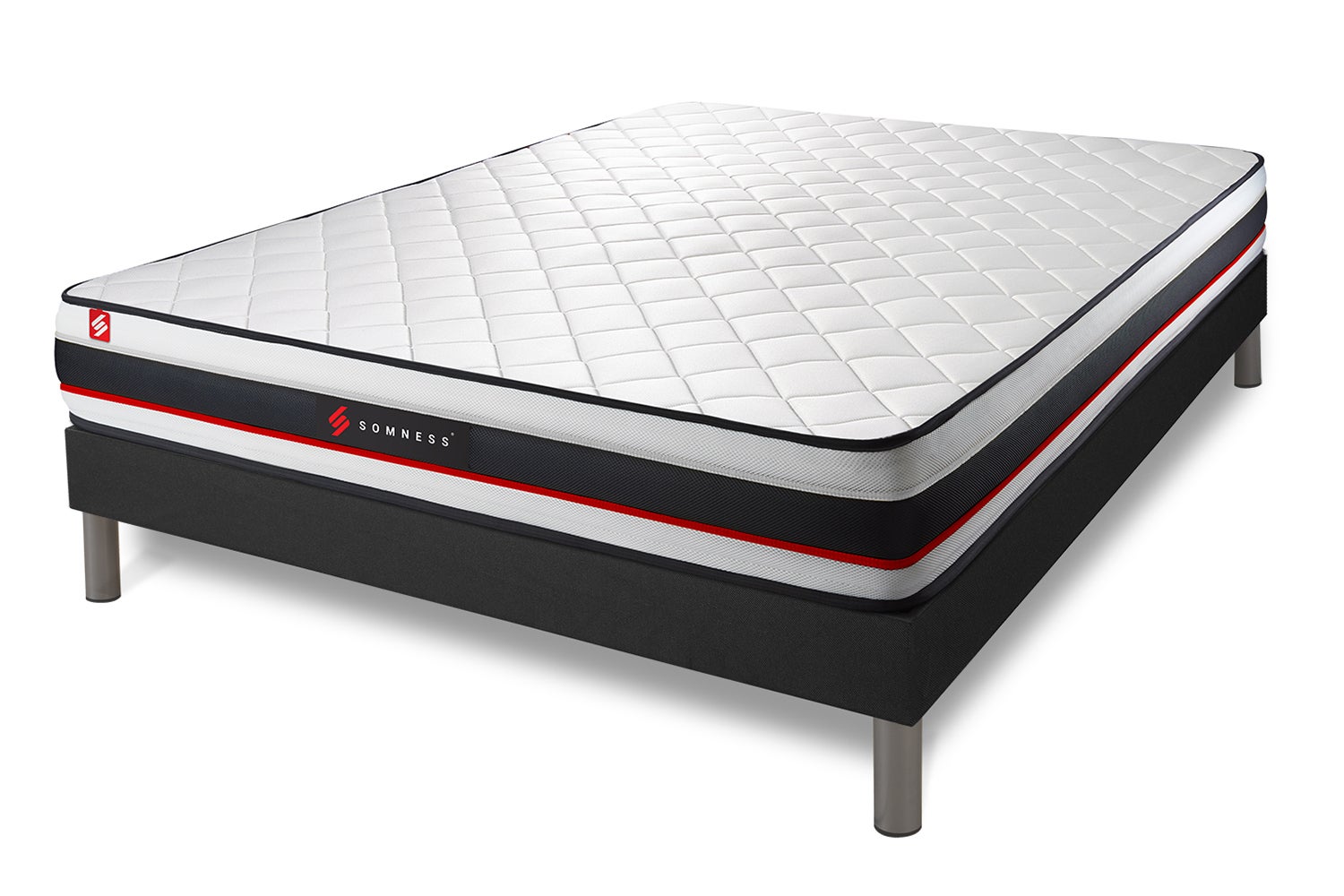 Ensemble matelas 140 x 200 cm Form - Mousse - Ep : 19 cm - Très ferme ...