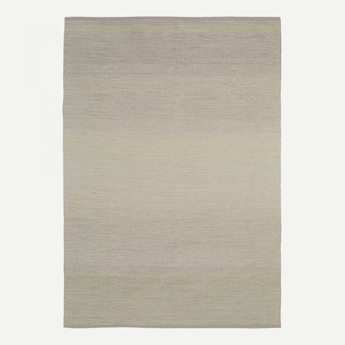 Alfombra de dormitorio 120x170 tejida en algodón beige rectangular ...