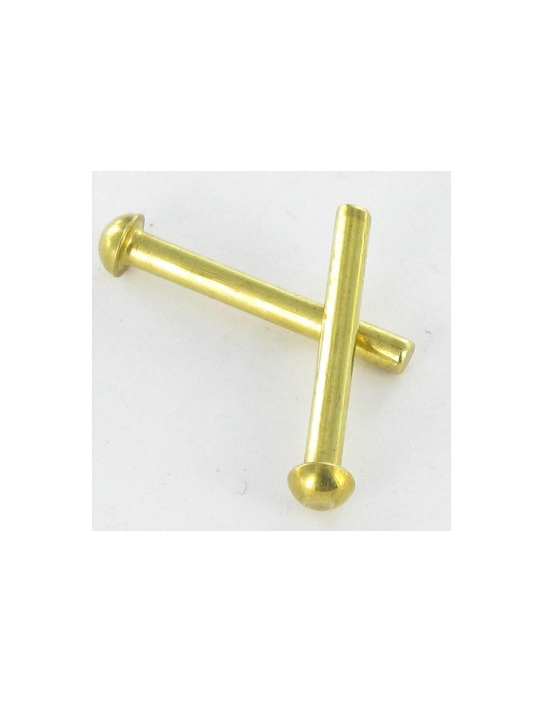 Rivet à frapper Tête ronde TR 3X5.5 750703A Laiton-100 pièces | Leroy ...