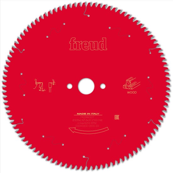 Hoja para sierra circular portátil FREUD - Ø305 2,8/1,8 AL30 Z100 BA 5 ...