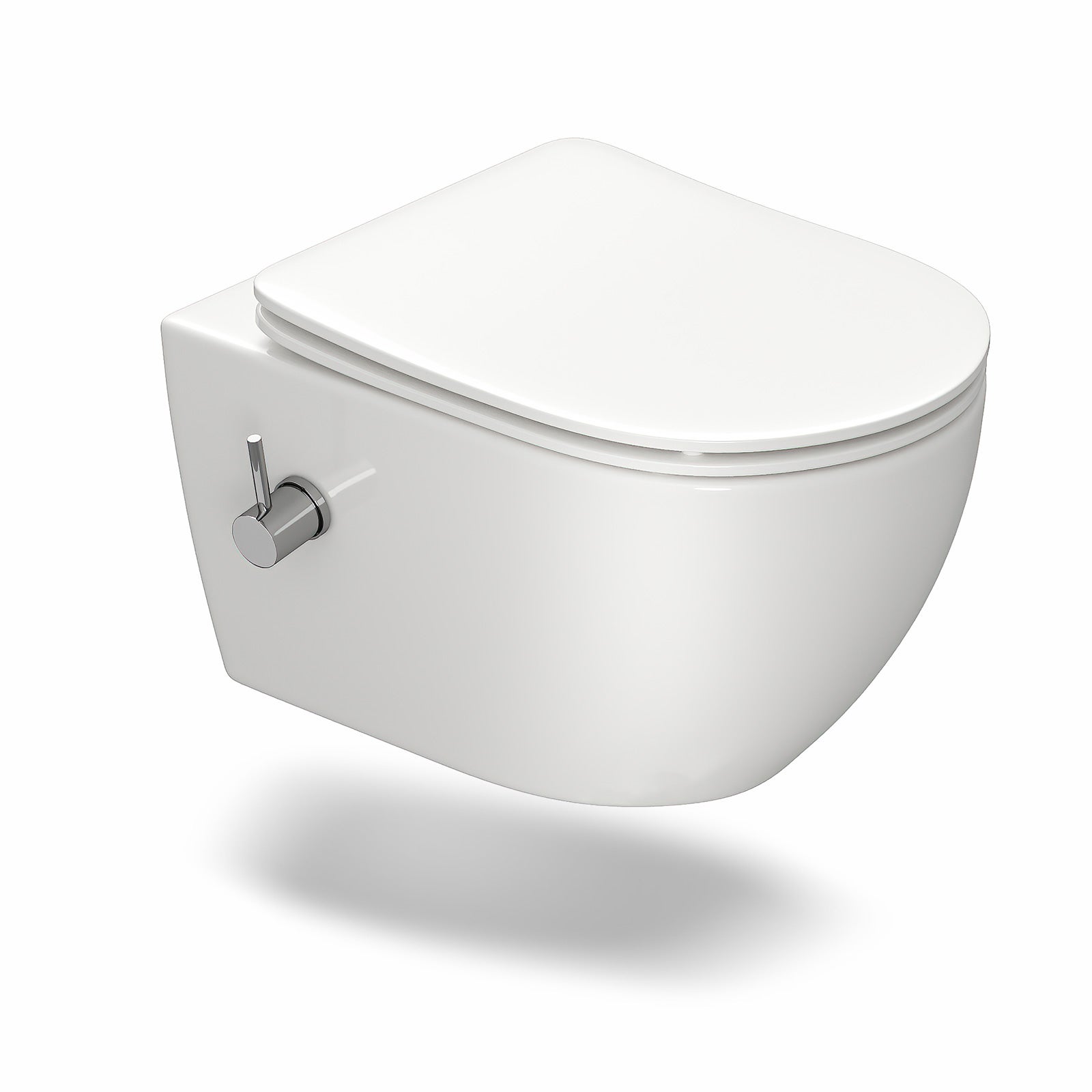 WC de douche Toilette avec buse intégrée, WC suspendu avec fonction ...