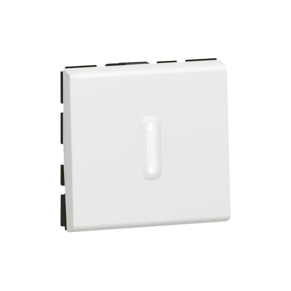Legrand Poussoir Mosaic Easy Led 6A 250V Fonction Standard Blanc legrand-poussoir-mosaic-easy-led-6a-250v-fonction-standard-blanc