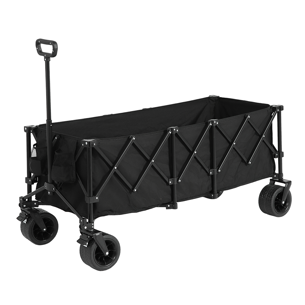 Carro plegable extensible, capacidad de carga de 100 kg, carrito de ...