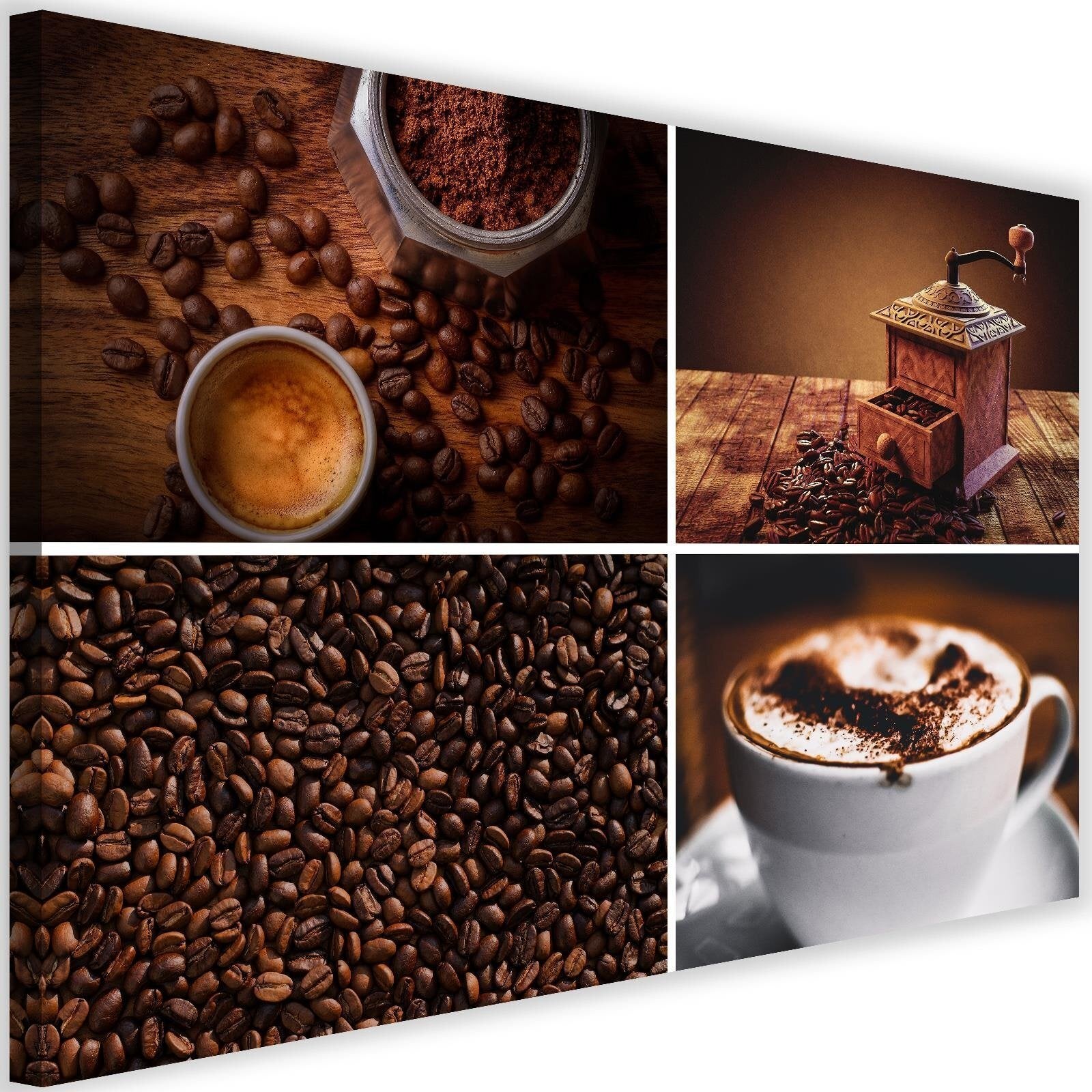 Tableau grains de café et moulin à café - 90 x 60 cm | Leroy Merlin