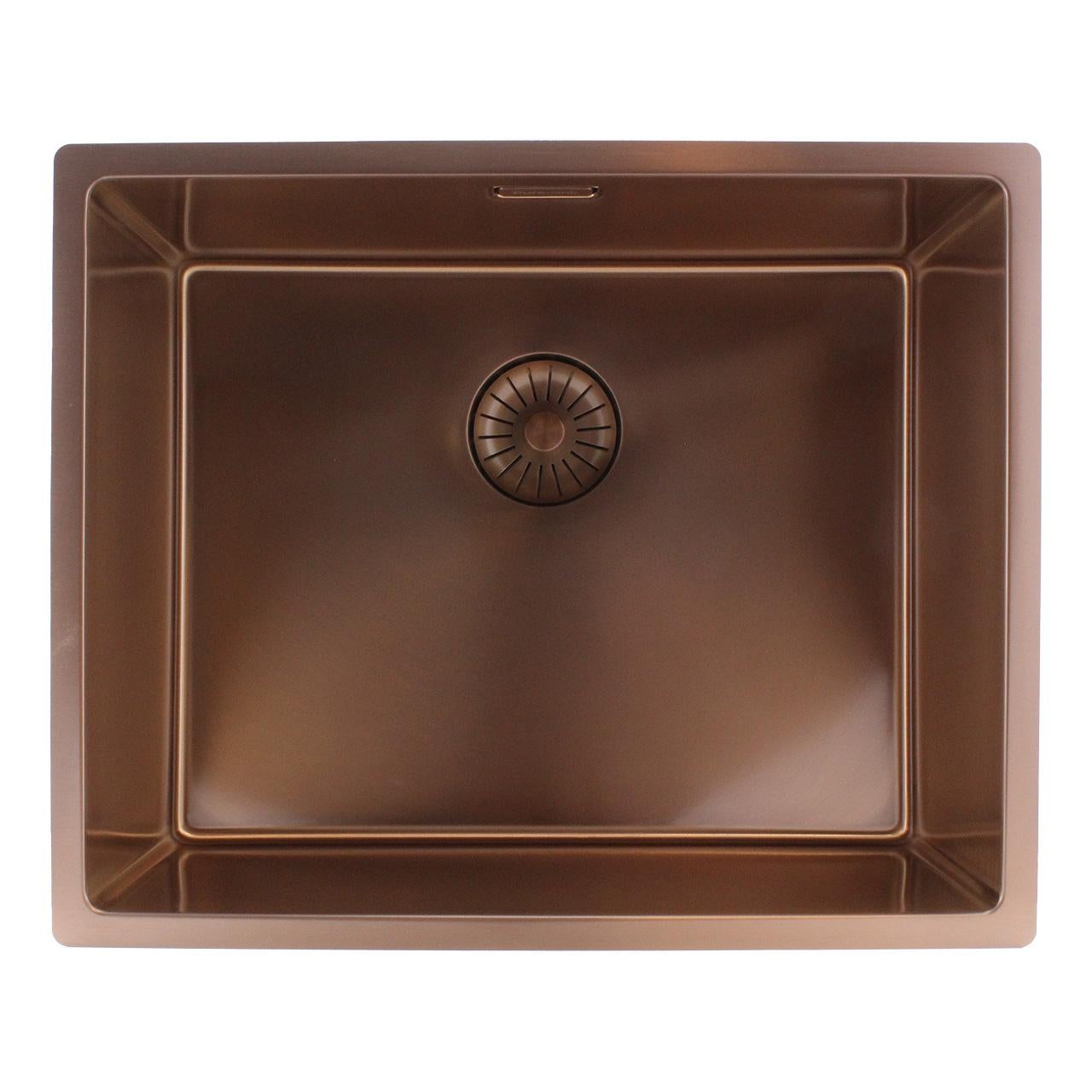 Fregadero Pure.Sink Prestige 50x40 cm PVD Cobre, radio de 10 mm ...