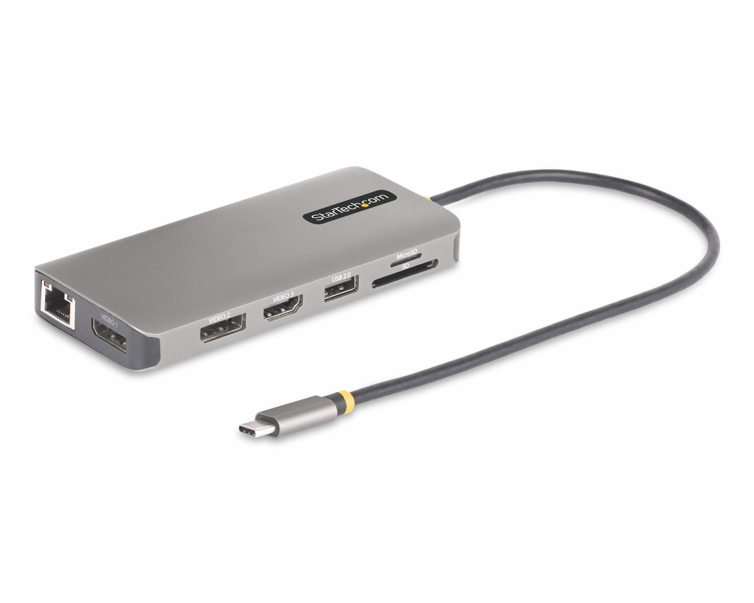 StarTech.com Adaptateur Multiport USB-C Triple Moniteur, Double HDMI et ...